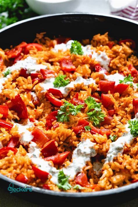Paprika Reis Pfanne Schnell Einfach Leckere Ideen