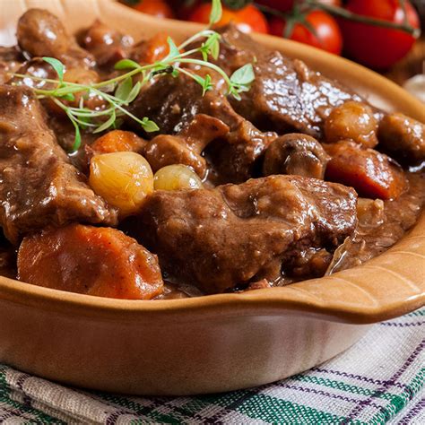 Boeuf Bourguignon Au Four