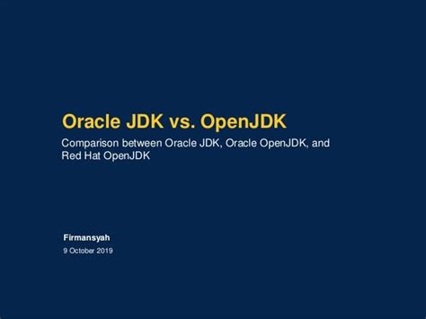 comparison between oracle jdk oracle openjdk and red hat openjdk v1…