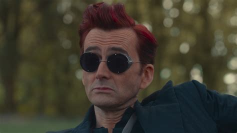 Good Omens David Tennant On Donning Crowley S Slightly Too Tight