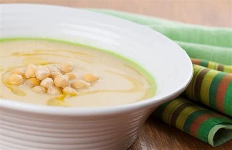 Sopa De Garbanzos Y Crema De Kcal Receta F Cil En La App Avena
