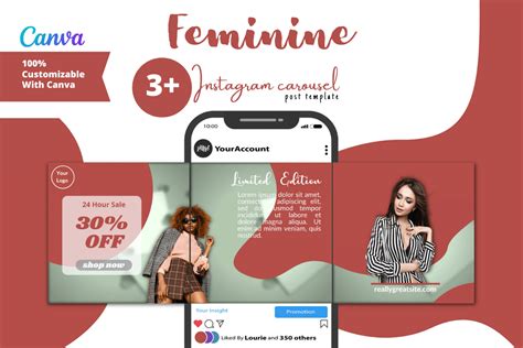 Instagram Carousel Template Using Canva Graphic By Pliket Studio