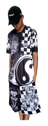 Kit Favela Quebrada Mandrake Camiseta Bermuda Cod 04