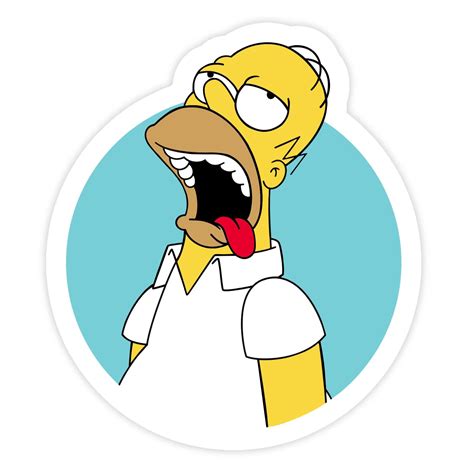 Homero View Homer Simpson Sticker Homer Simpson Png Clip Art Images