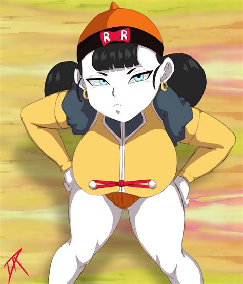 Rule 34 1girls Android Android 19 Android Girl Big Breasts Black Hair Blue Eyes Dalley Le