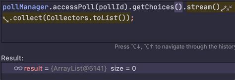 java list stream collect collectors tolist returns empty list stack overflow