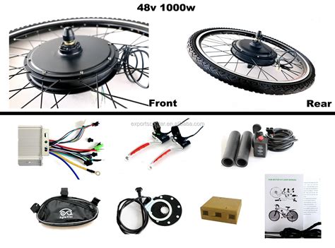 Electric Bike Conversion Kit Front Rear Hub Electric Bicycle Motor Kits