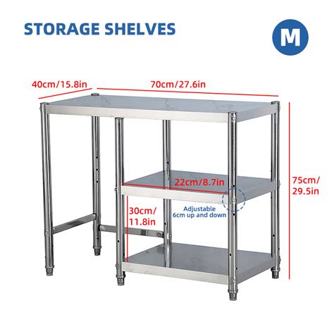 CODStainless Steel Stove Table Gas Stove Stand Duty Kitchen Rack Gas
