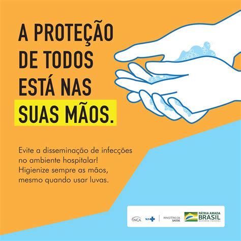 Campanha Higiene das Mãos INCA Instituto Nacional de Cáncer