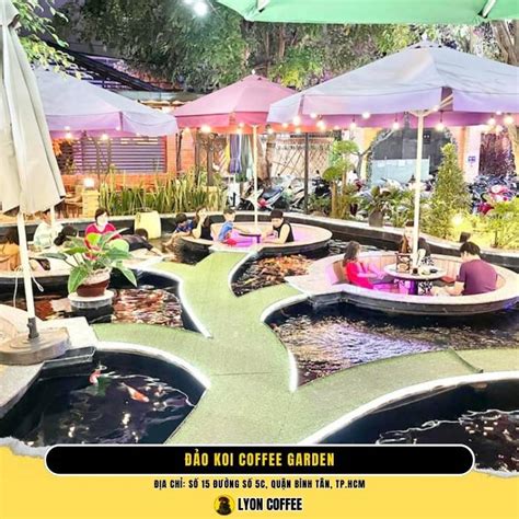 Top 12 quán cafe cá koi đẹp nhất ở Sài Gòn Lyon Coffee