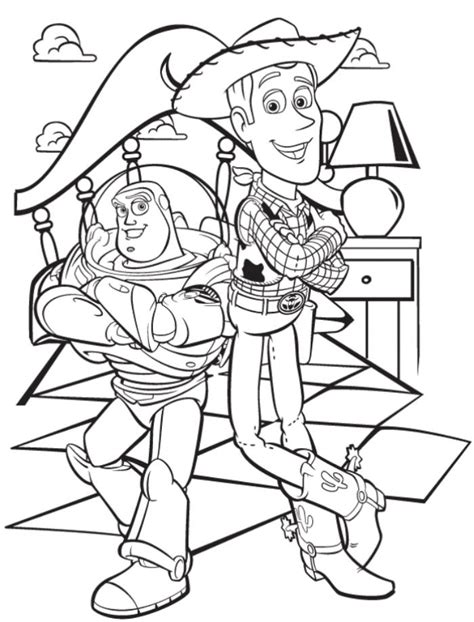 Woody E Buzz Lightyear Para Colorir Imprimir E Desenhar Desenhos Porn