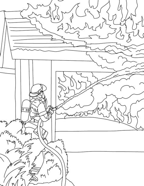 Printable Firefighter Coloring Pages At GetColorings Free