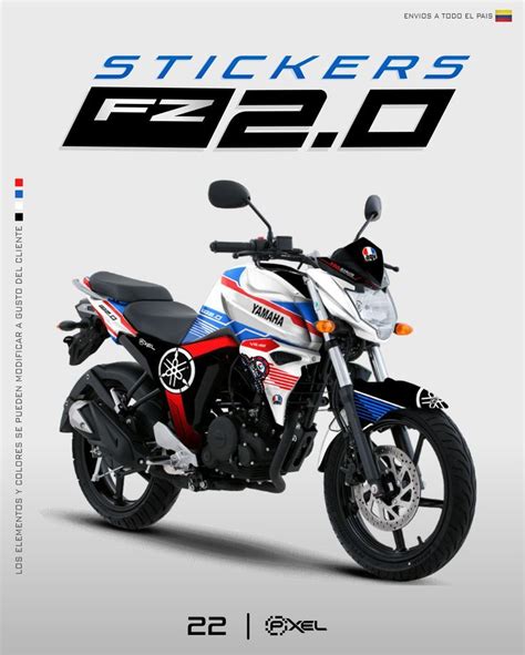 YAMAHA FZ 2 0 Yamaha fz 16 Yamaha Calcomanías personalizadas