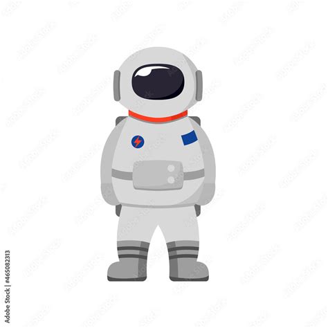 Astronauta Dibujo Animado Cosmonauta Traje Espacial De Astronauta