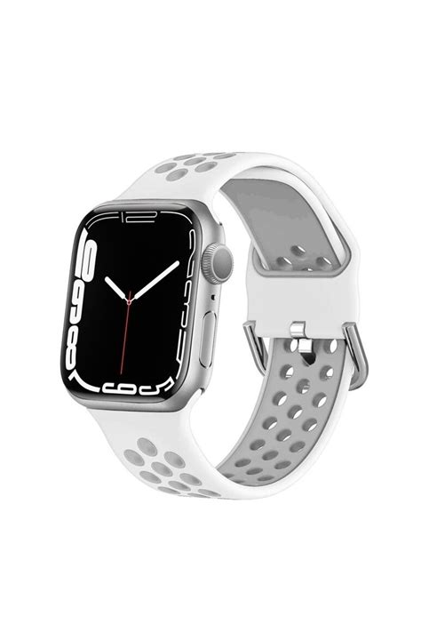 GREGOSS Apple Watch 7 6 se 5 4 3 2 Seri 38 40 41 Mm Çelik Tokalı