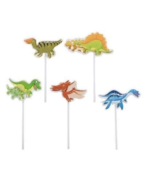 5 TOPOS DE BOLO DINOSSAUROS 11CM Festamania Artigos Para Festas E