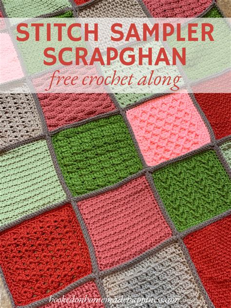 Crochet Mon Projet 2023 Le CAL Stitch Sampler Scrapghan