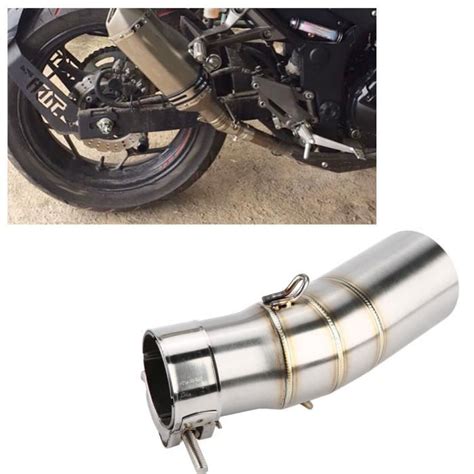OMABETA Tuyau central d échappement de moto Tuyau Moyen d chappement en