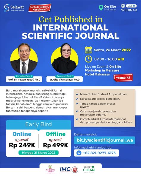 Workshop Get Published In International Scientific Journal Seminar