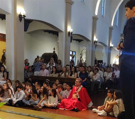Mons Garc A Cuerva En La Parroquia Dulc Simo Nombre De Jes S En Camino