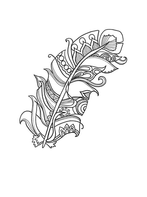 35 Desenhos De Pena Para Imprimir E Colorir Pintar