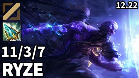 Ryze Mid Vs Renekton KR Grandmaster Patch 12 22 YouTube