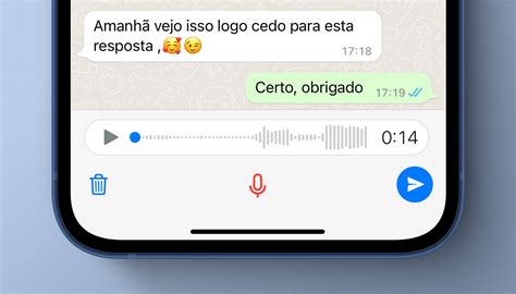 Como ouvir um áudio do WhatsApp antes de enviar