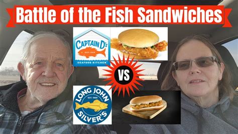Long John Silver S VS Captain D S Fish Sandwich Rated Review Who Will