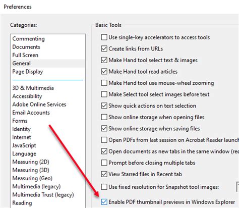how to enable thumbnail previews for pdf files in both vaults thin and thick clients