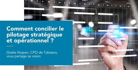 Pilotage stratégique et opérationnel Tabsters