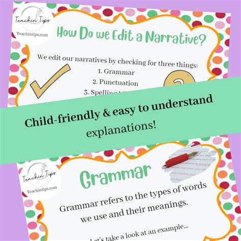 Editing Narrative Texts PowerPoint Lesson Creative Writing Made By
