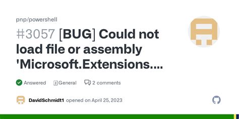 [bug] could not load file or assembly microsoft extensions dependencyinjection abstractions