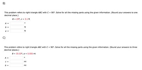 solved this problem refers to right triangle abc with c 90