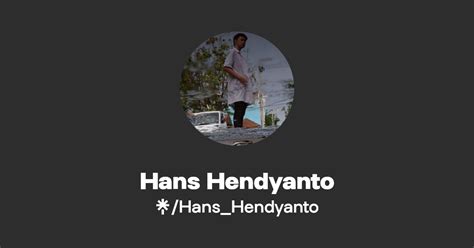Hans Hendyanto Instagram Facebook Tiktok Linktree