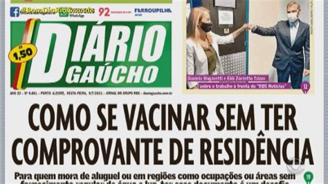 Bom Dia Rio Grande Confira As Principais Capas Dos Jornais Do RS