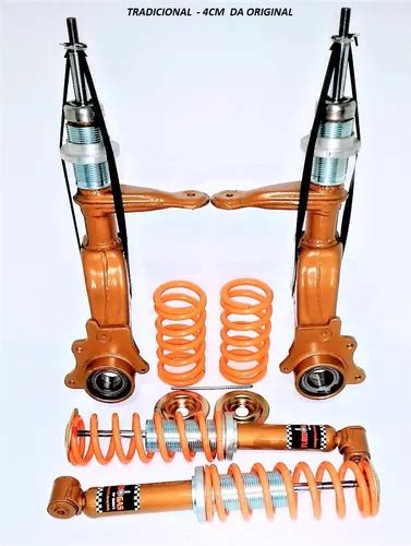 Kit Suspensão Rosca Molas Slim Gol G2 95 Ata 00 4 Cm Parcelamento