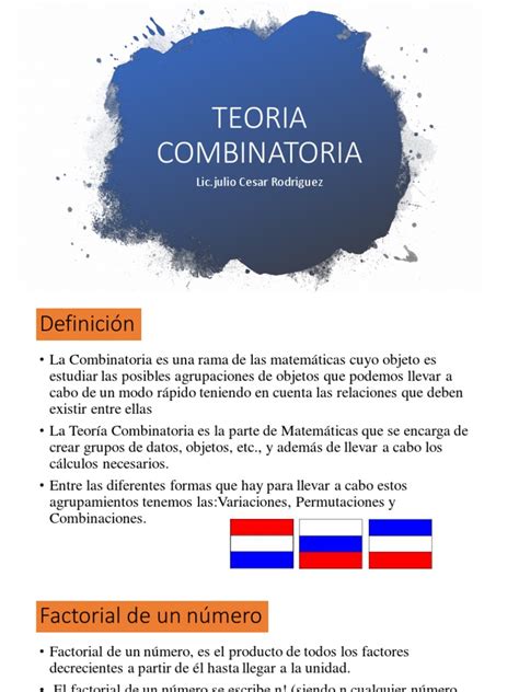 teoria combinatoria pdf combinatoria permutación