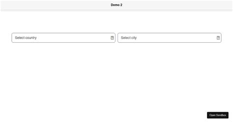 react native select dropdown examples codesandbox