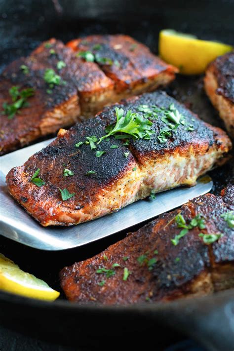 Oven Baked Blackened Salmon