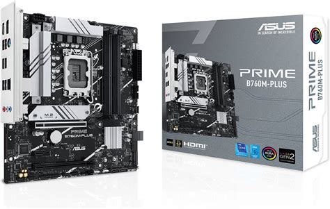 لوحة أم ASUS Prime B670M Plus LGA 1700 mATX شريحة Intel B670 4 فتحات