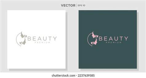 Beauty Woman Fashion Logo Abstract Vector Stock Vector Royalty Free
