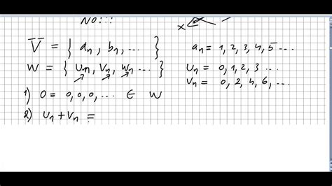 linear algebra 122 subspaces of vector spaces examples youtube