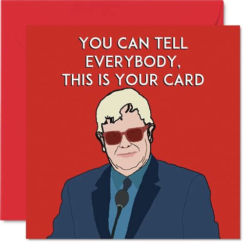 Śmieszne kartki urodzinowe Elton John dla kobiet mężczyzn Twoja karta
