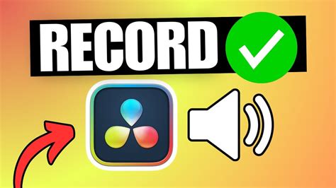 How To Record Voiceover In Davinci Resolve Youtube