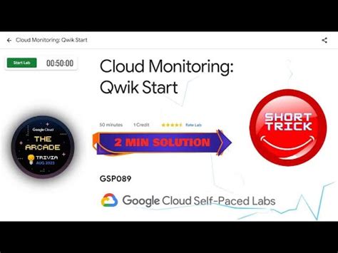 Cloud Monitoring Qwik Start Gsp Shortest Trick August Trivia