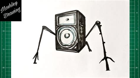 How To Draw Spider Speaker Skibidi Toilet YouTube