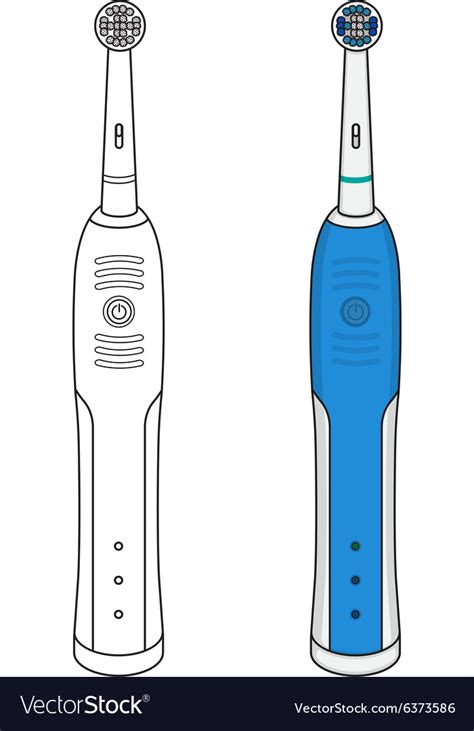 Electrical Toothbrush Royalty Free Vector Image