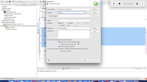 java for beginners 1 creating classes using eclipse youtube