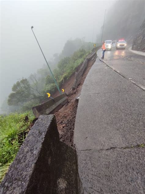 Imagens Mostram Deslizamento Na Serra Do Rio Do Rastro Portal Litoral Sul