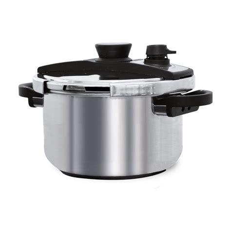 OLLA A PRESION ACERO INOXIDABLE UMCO 4 LITROS Color Gris
